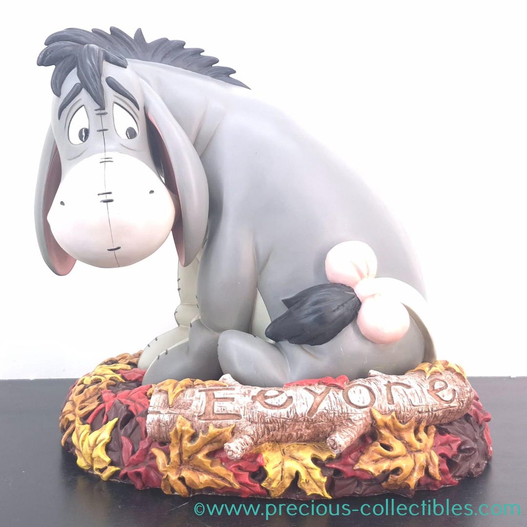 Extremely Rare! Vintage Eeyore Statue. Winnie the Pooh Collectible. Big Fig of Circa 40 Cm Tall ...