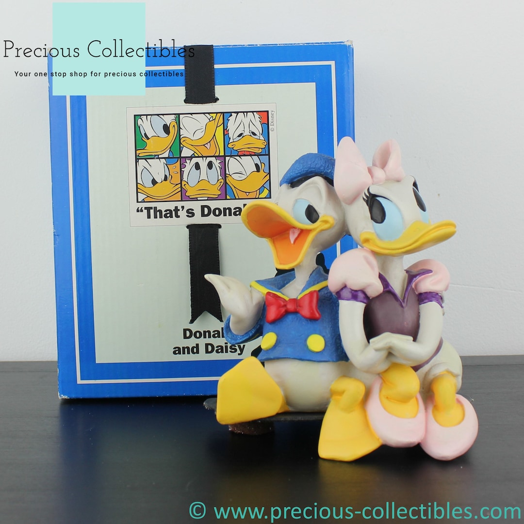 Extremely Rare Vintage Donald Duck, ''with Daisy'' Collectible Statue ...