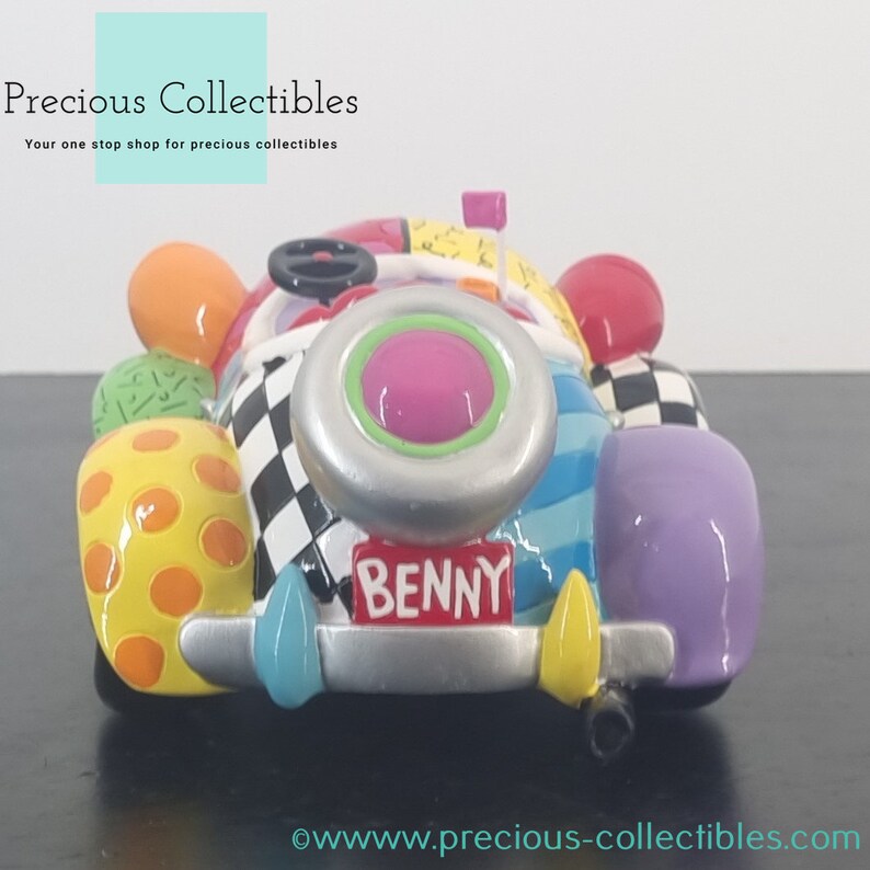 Extremely Rare! Vintage Benny the Cab Statue. Designed by Romero Britto ...