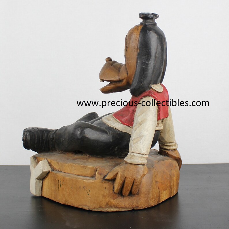Statue Depicting Goofy. Art Handmade Statue Sculpture Figurine - Etsy