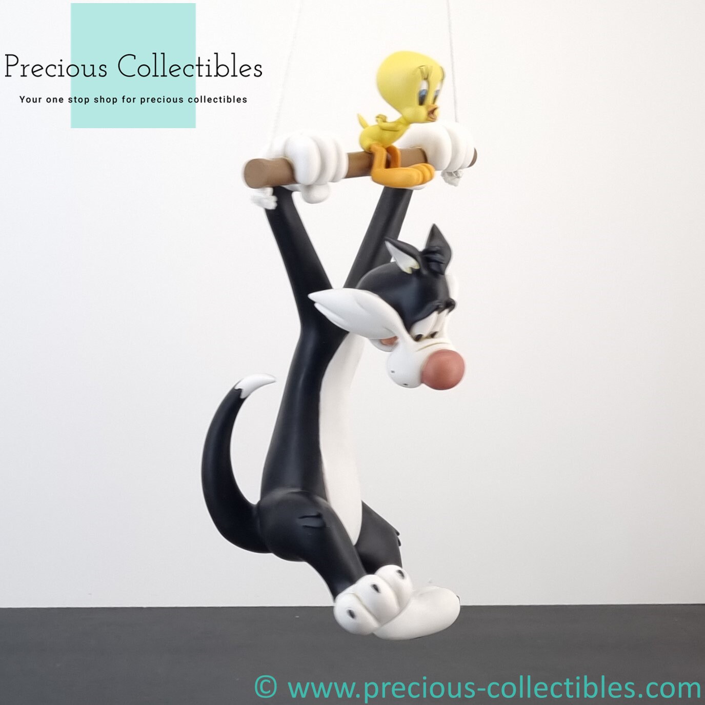 Extremely Rare Vintage Tweety Bird and Sylvester Cat Big Figurine ...