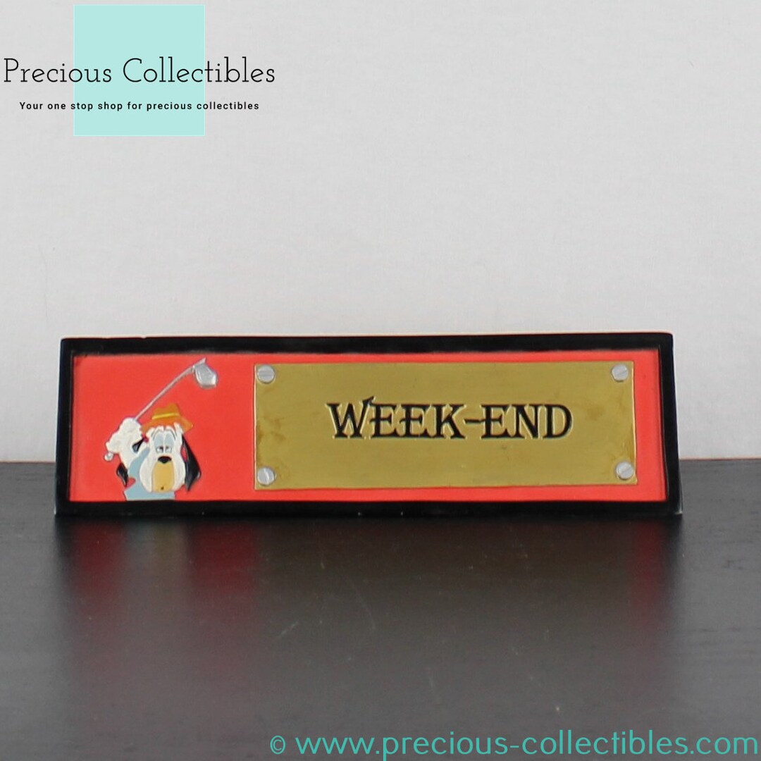 Extremely Rare! Vintage Droopy Collectible Deskbar. Decorate Your Desk ...