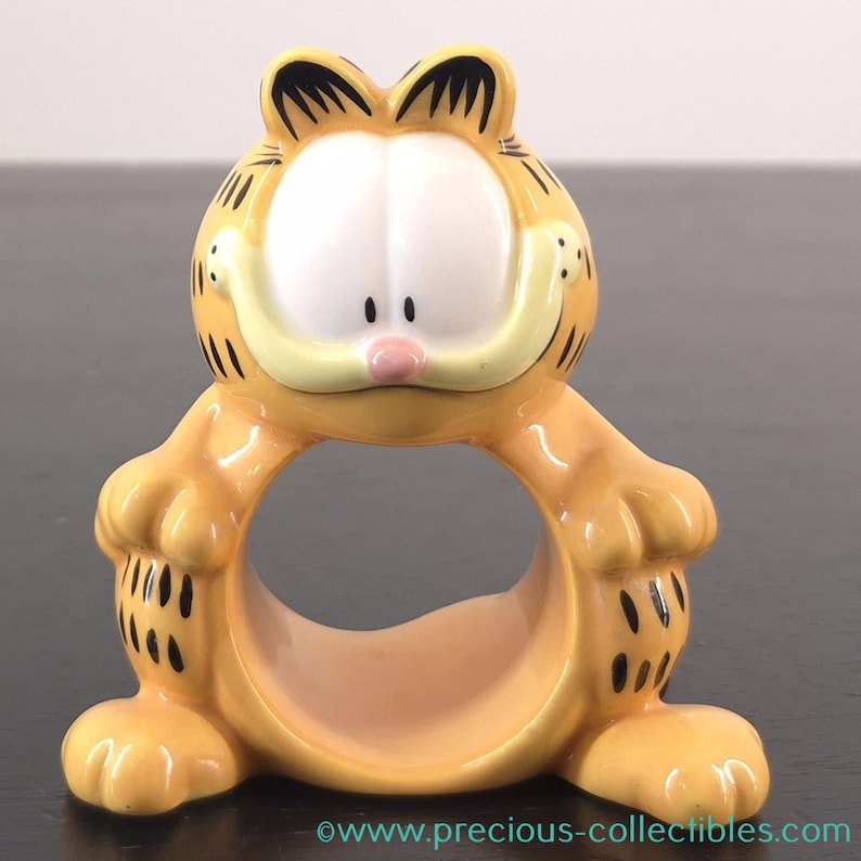 Extremely Rare! Vintage Garfield Napkin Ring. Must Have Garfield ...