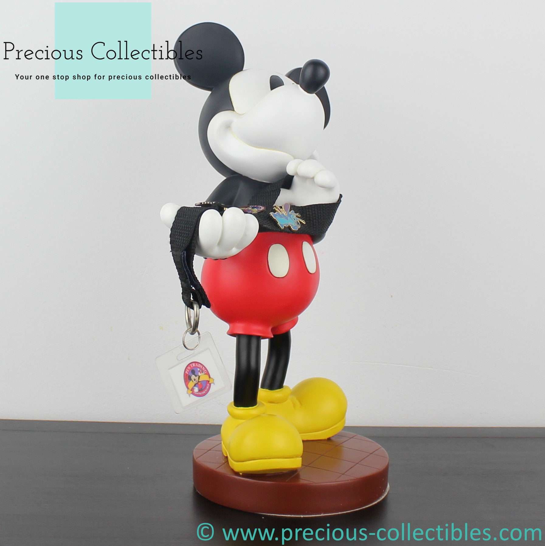 Extremely Rare! Vintage Mickey Mouse Statue Pin Holder. A Magnificent ...