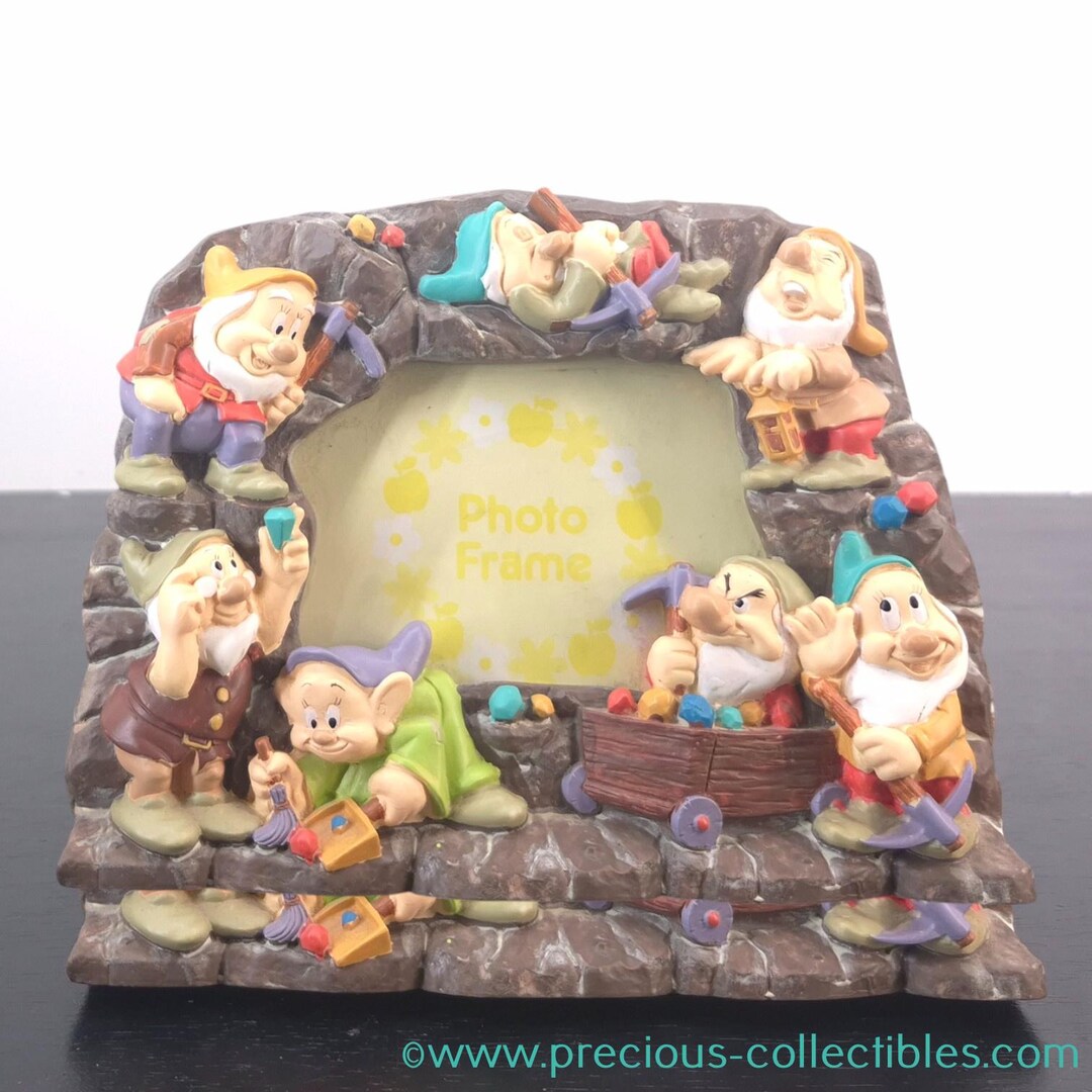Extremely Rare! Seven Dwarfs Photo Frame. the Seven Dwarfs of Snow ...