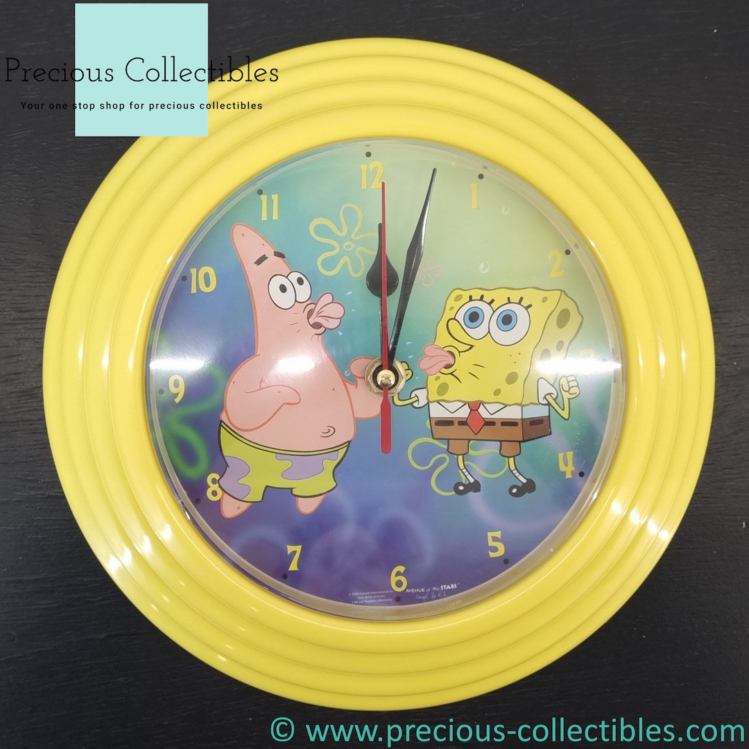 Extremely Rare! Vintage, Collectible Spongebob Squarepants Clock. Only ...