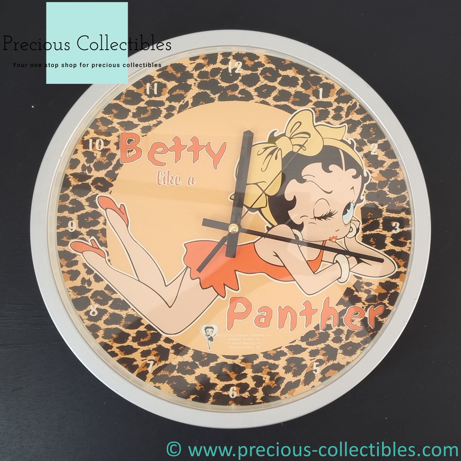 Extremely Rare Vintage Betty Boop Like a Panther Clock. Decorate Your ...