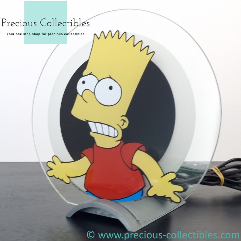 Extremely Rare! Vintage Bart Simpson Lamp. Produced by Demons and ...
