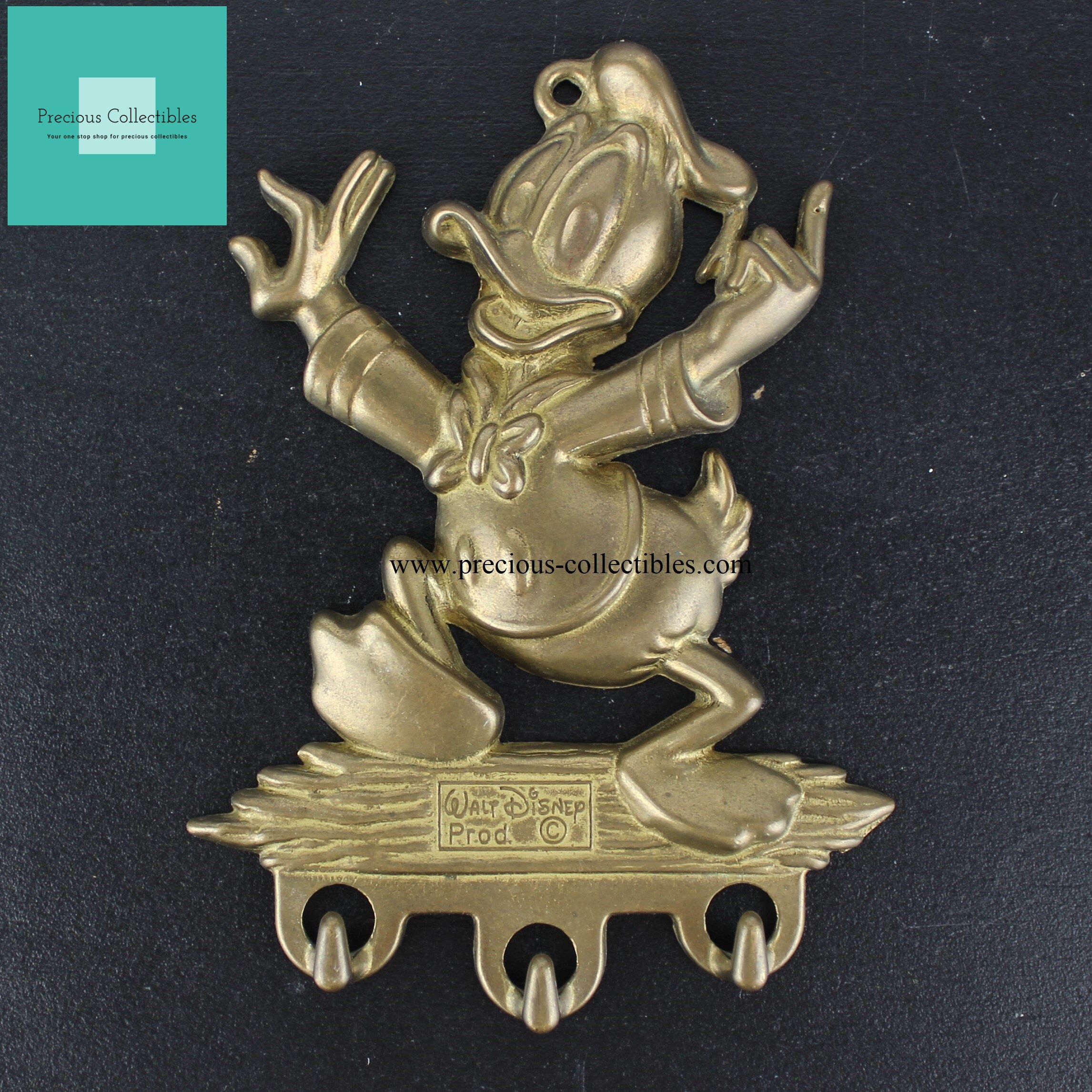 Vintage Goofy Key Holder Rare Vintage Goofy Brass Towel Hanger 1960's ...