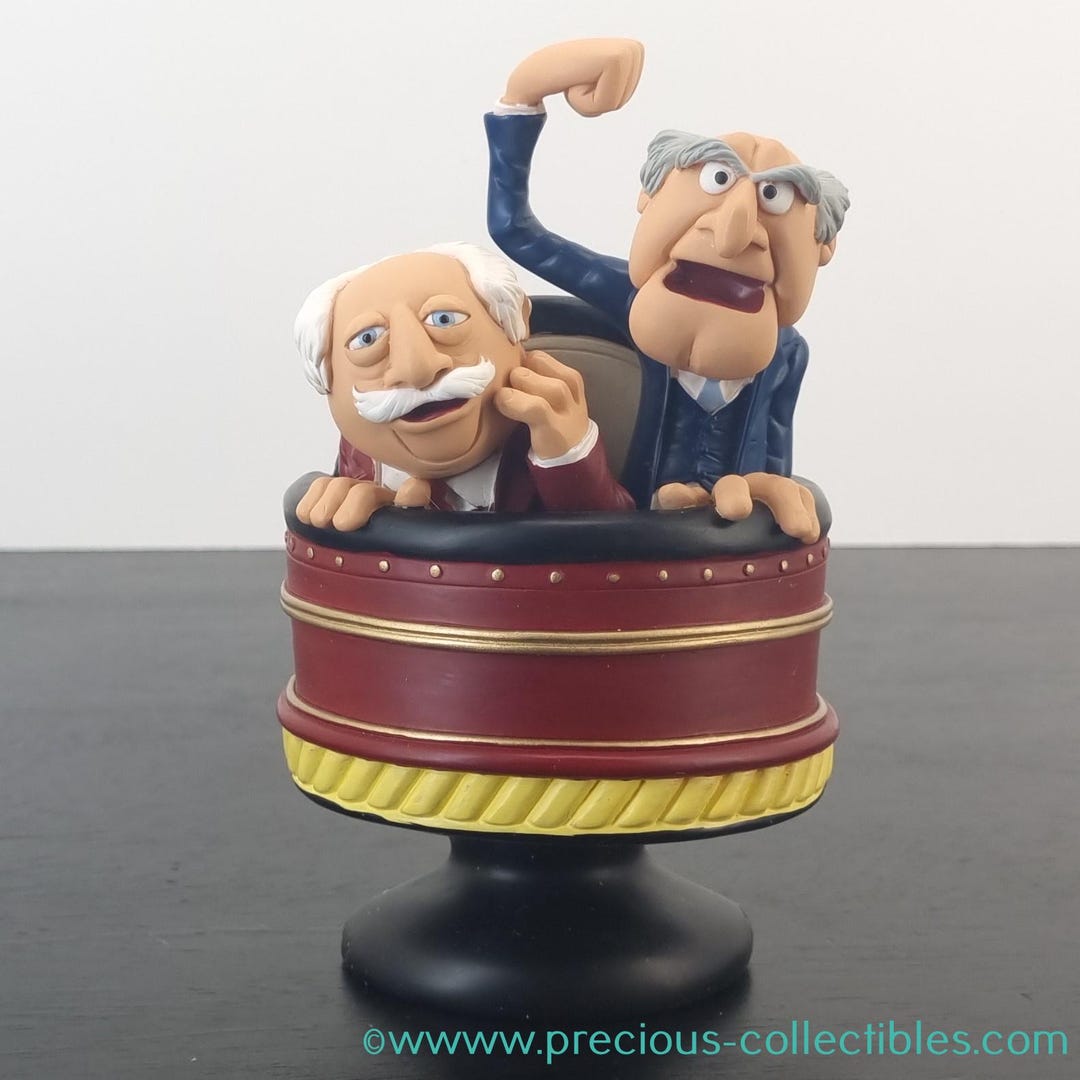 Extremely Rare! Vintage Vintage Waldorf and Statler Statue. Sculpted by ...