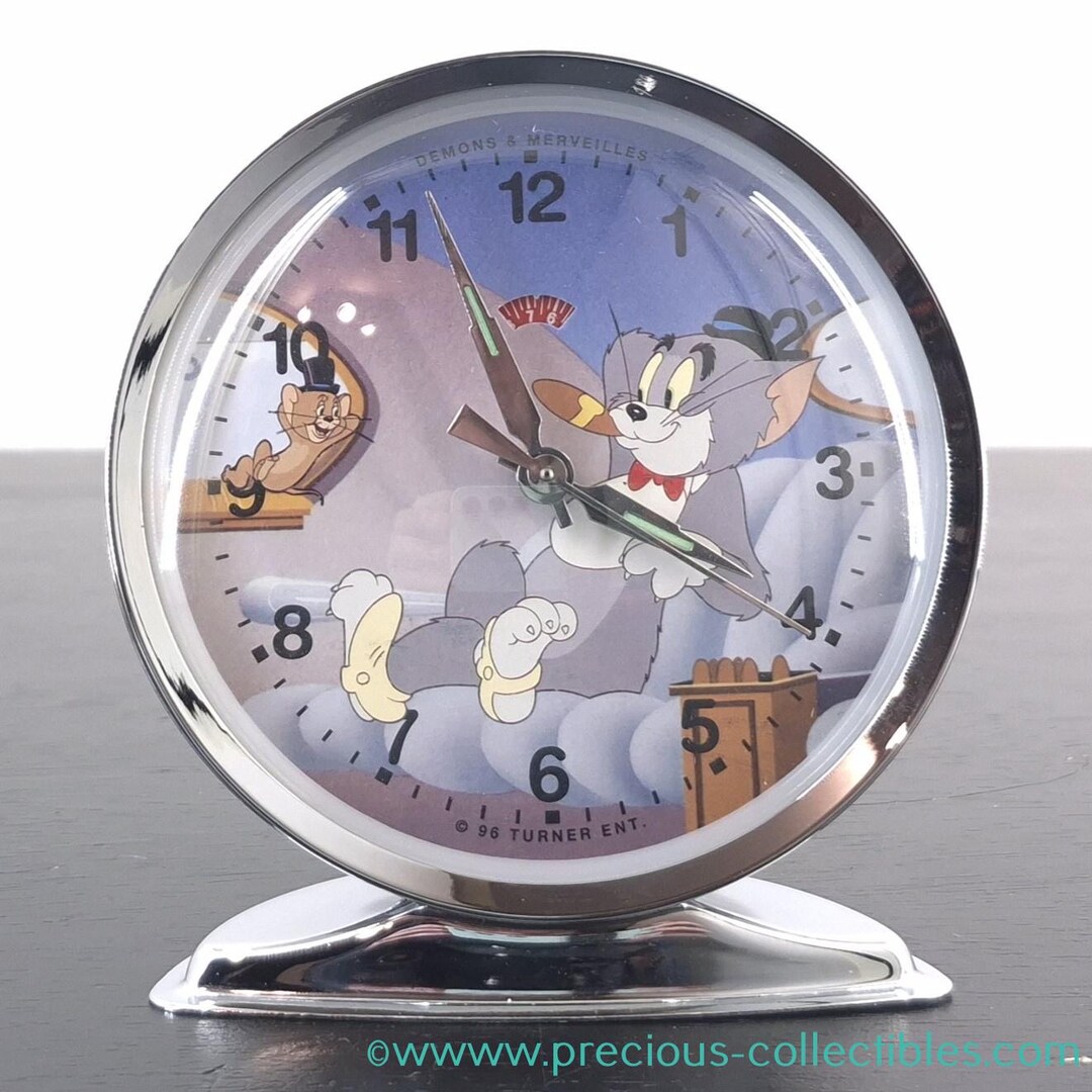 Extremely Rare Vintage Tom and Jerry Clock. A Hanna-barbera Collectible ...