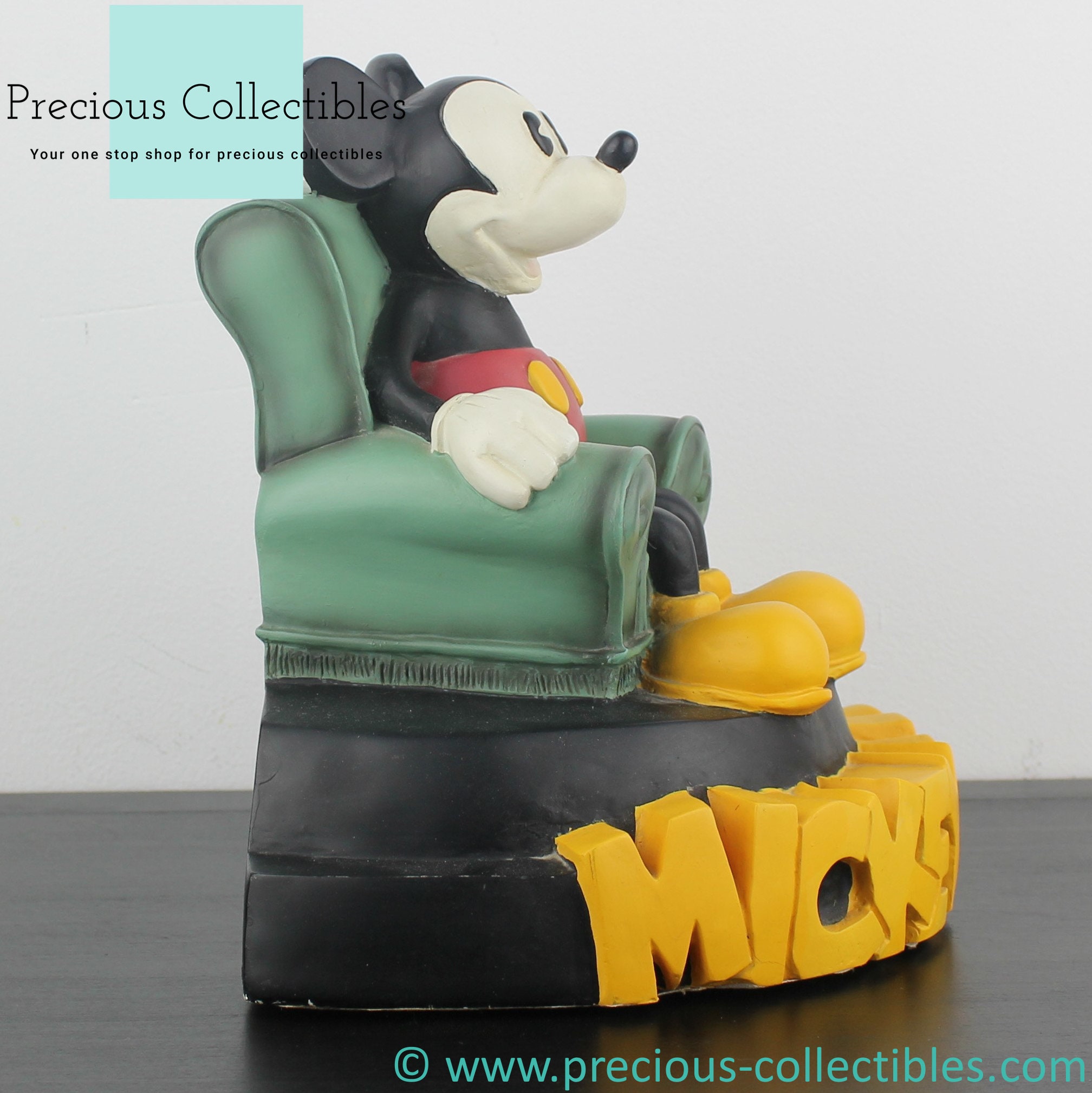 Extremely Rare! Vintage Mickey Mouse in His Reading Chair Statue ...