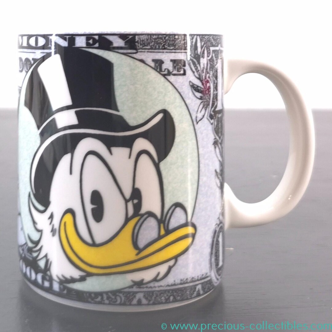 Extremely Rare! Vintage Scrooge Mcduck Coffee Mug. A Must Have Scrooge ...
