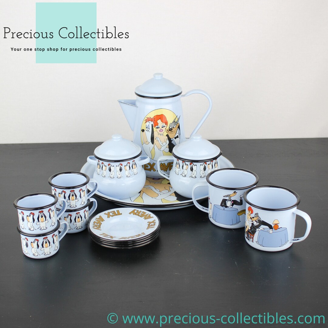 Extremely Rare! Vintage Tex Avery Enamel Tableware. With Your Favorite ...