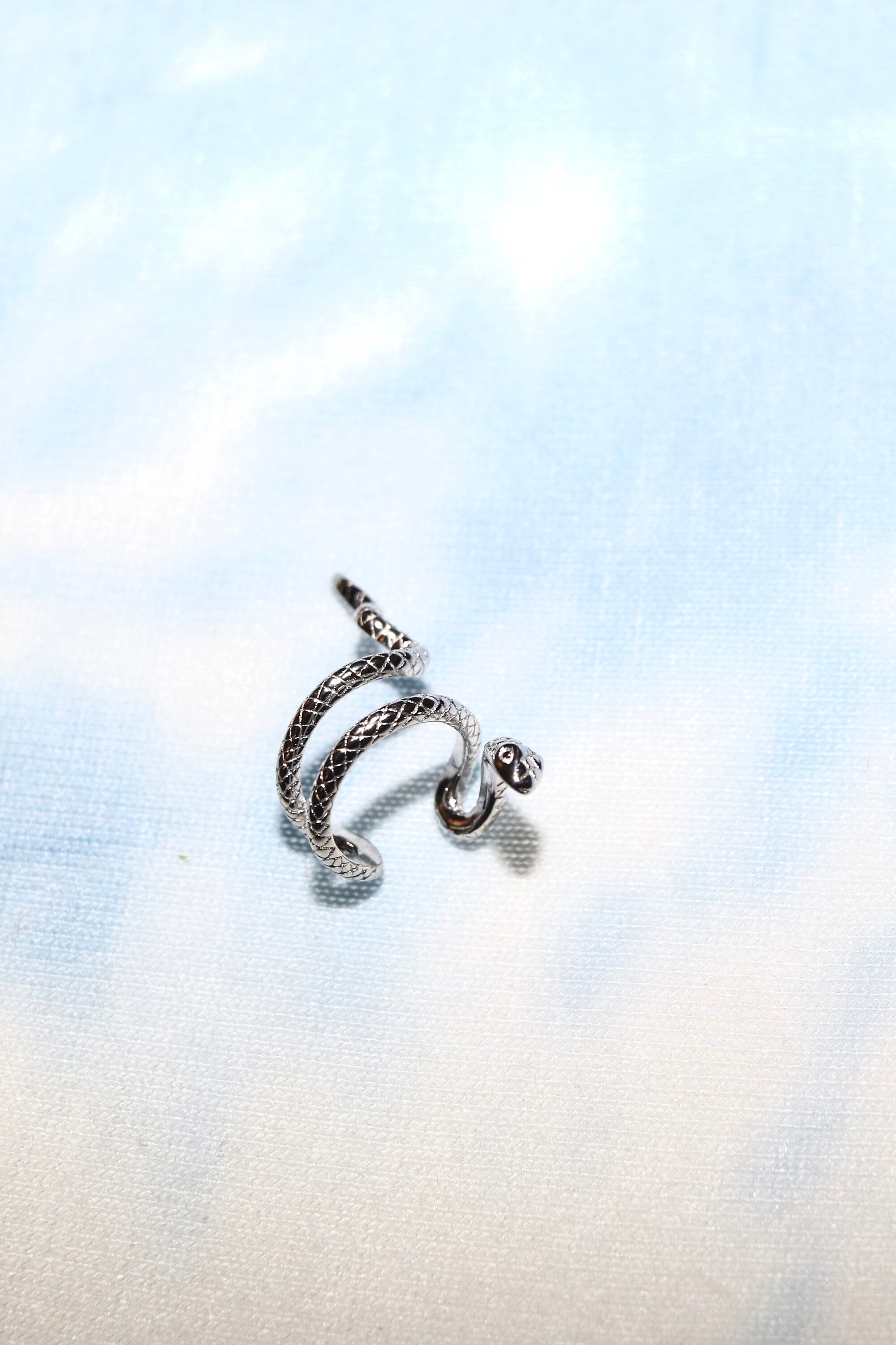 Snake Ear Cuff Ear Wrap Sterling Silver Snake Ear Cuff 925 - Etsy