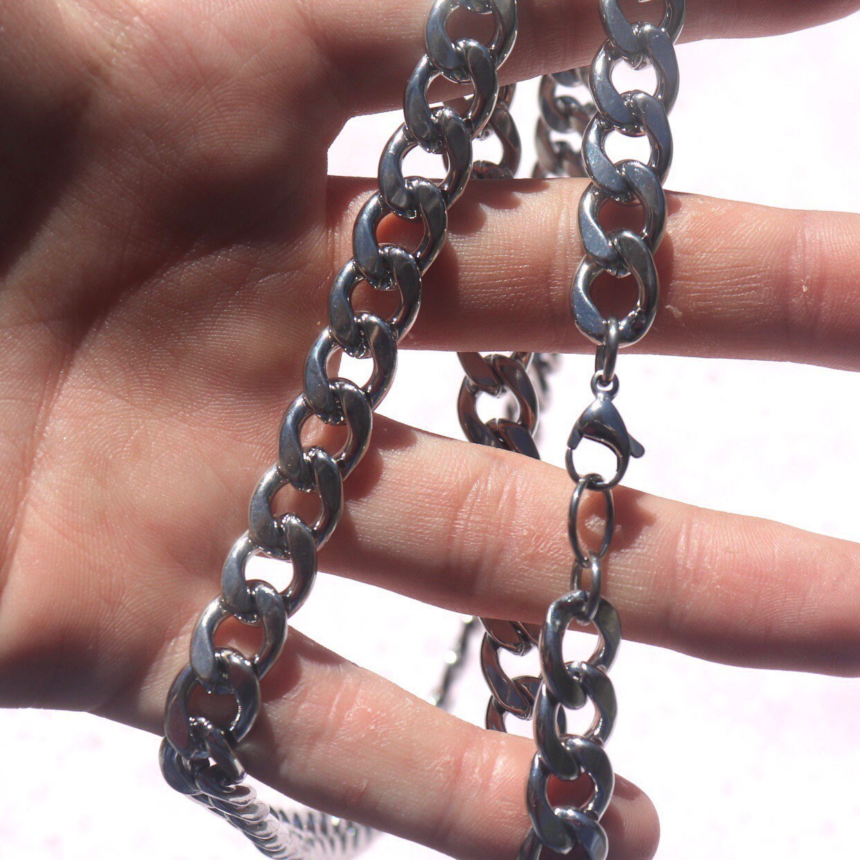 Thick Stainless Steel Curb Chain Layering Chains Thick Chains - Etsy