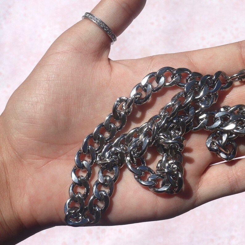 Thick Stainless Steel Curb Chain Layering Chains Thick Chains - Etsy