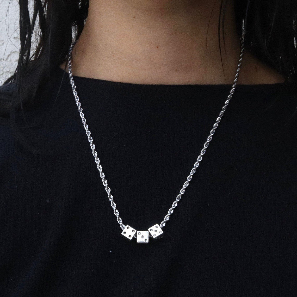 Dice Necklace - Etsy