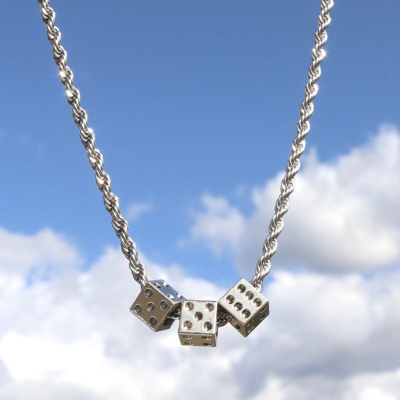 Dice Necklace - Etsy