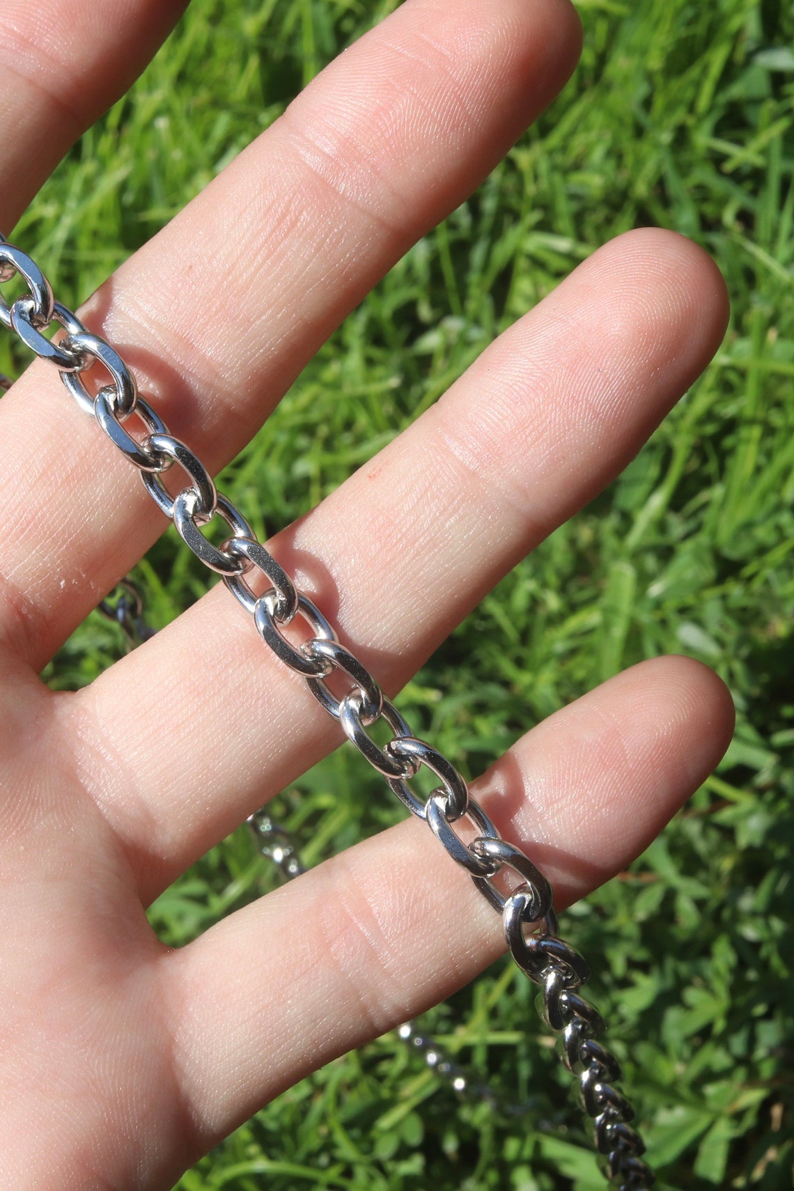 Thick Cable Stainless Steel Chain Large - Etsy