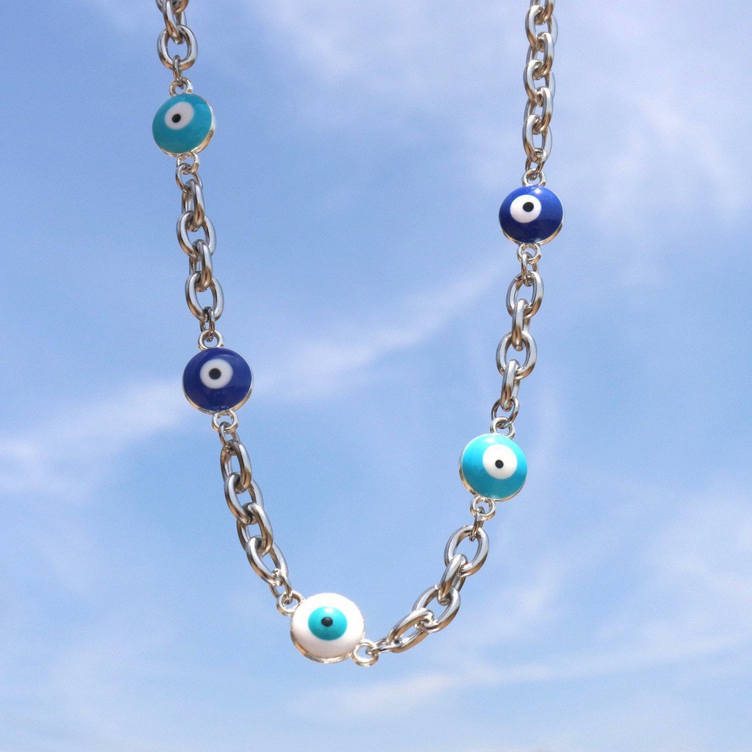 Evil Eye Chain - Etsy