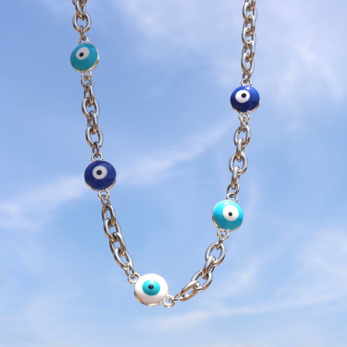 Evil Eye Chain - Etsy