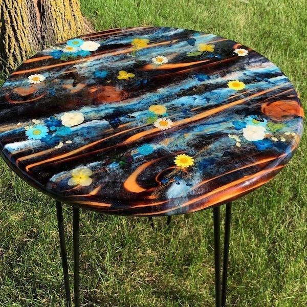 Sunflower End Table - Etsy