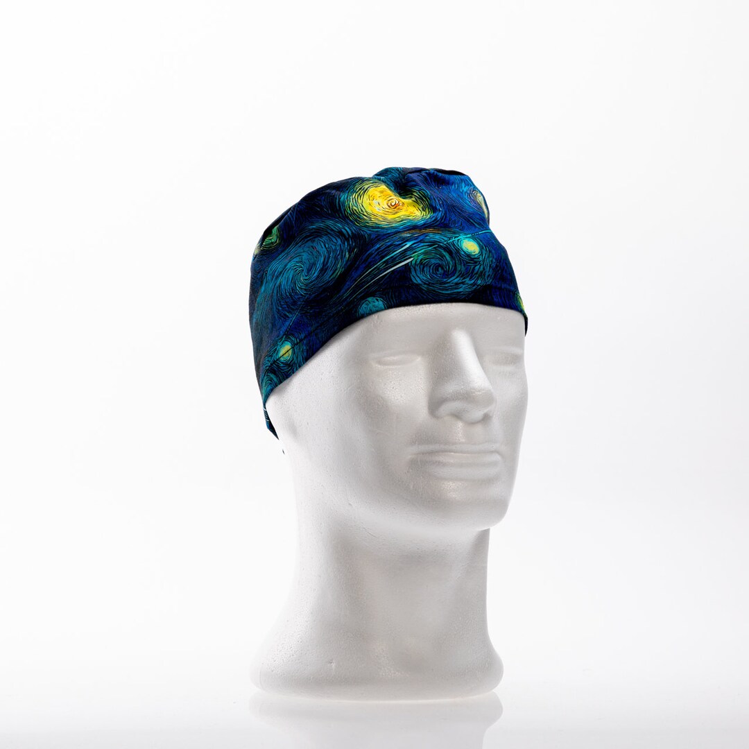 Surgical Cap Starry Night Modern Fantasy & Pattern - Etsy