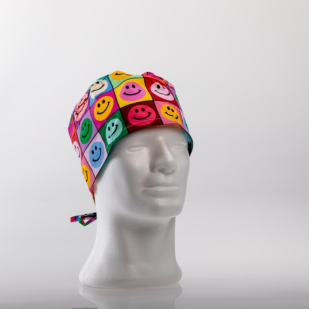 Surgical Cap Colourful Smiles Fantasy & Pattern - Etsy