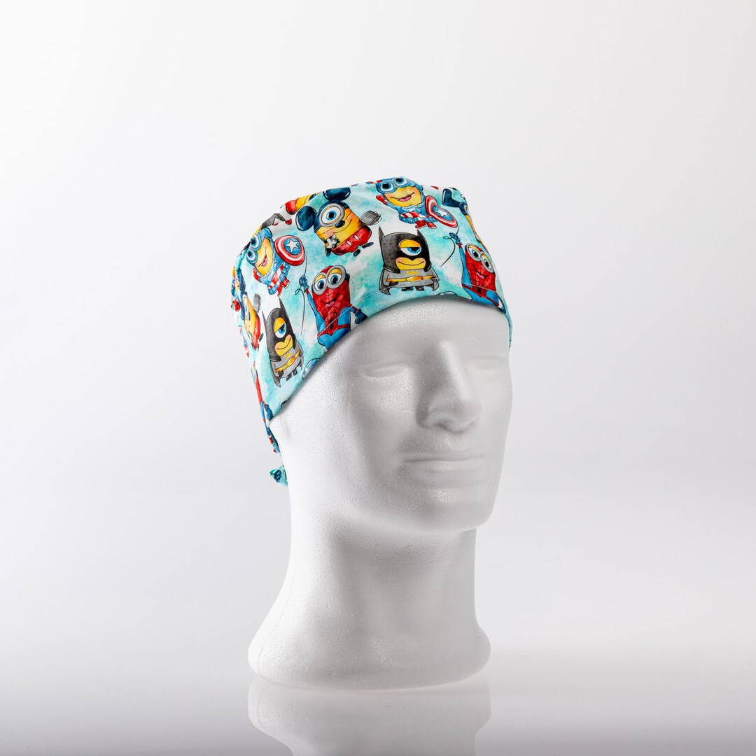 Surgical Cap Minions Superheroes Fantasy & Pattern - Etsy