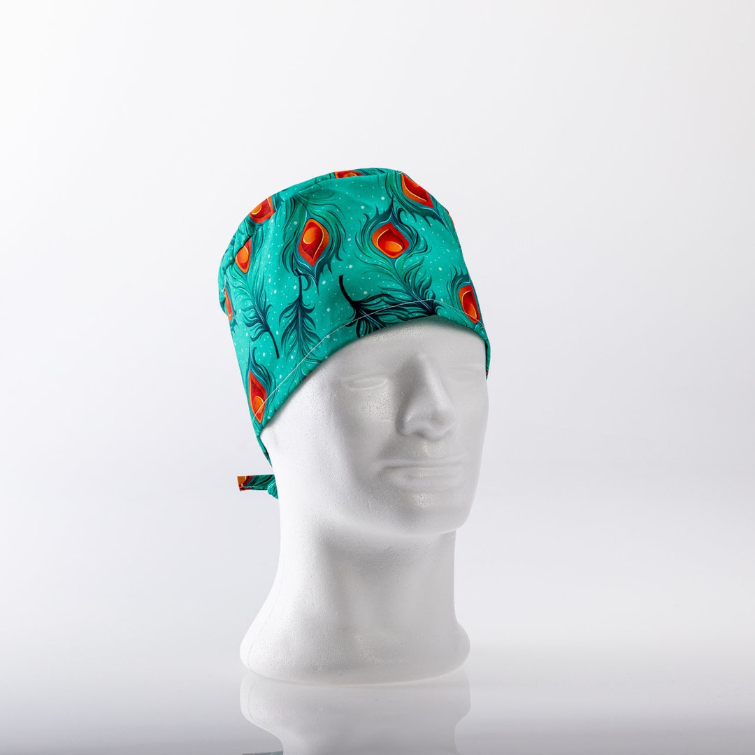 Surgical Cap Piume Tiffany Fantasy & Pattern - Etsy