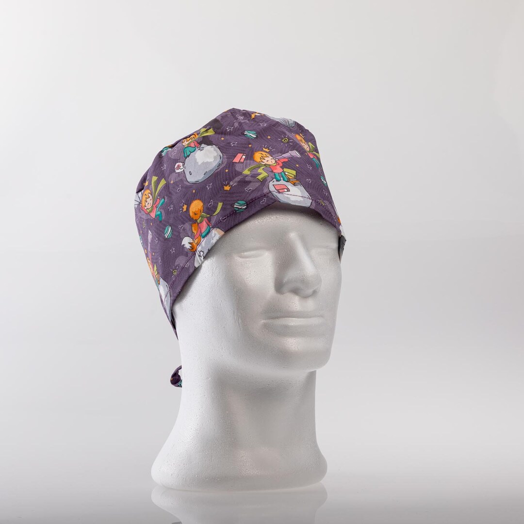 Surgical Cap Piccolo Principe Viola Fantasy & Pattern - Etsy
