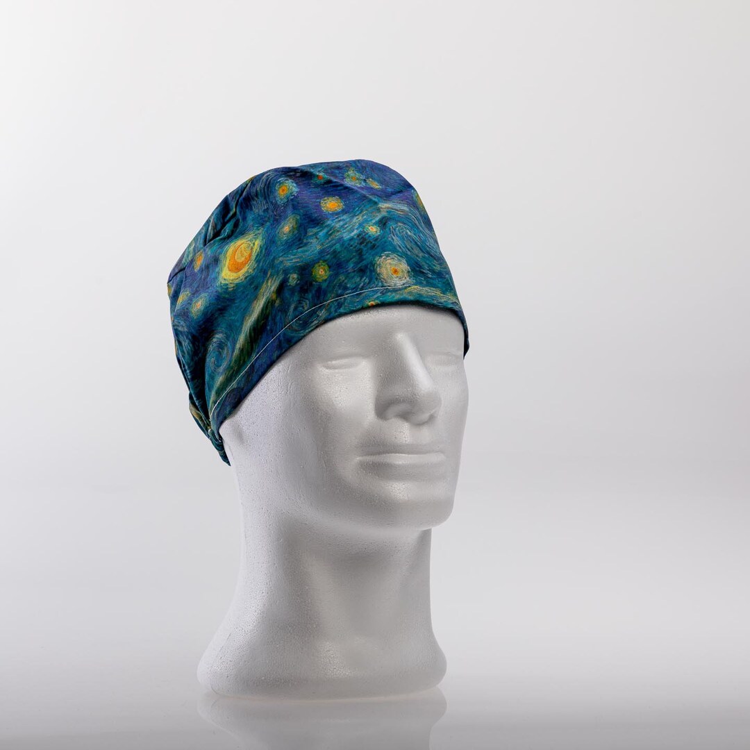 Surgical Cap Van Gogh Starry Night Fantasy & Pattern - Etsy