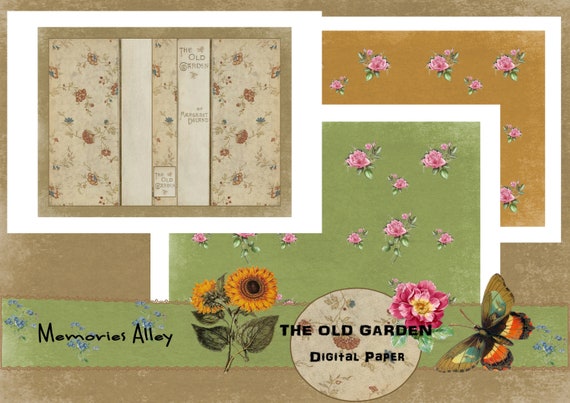 Victorian Kit Floral Ephemera Printable junk journal | Etsy