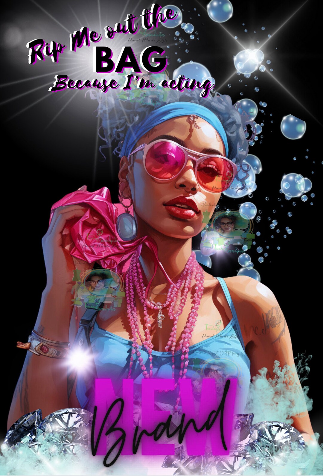 Brand New Png Hip Hop Design Digital Image for DTF, Sublimation ...