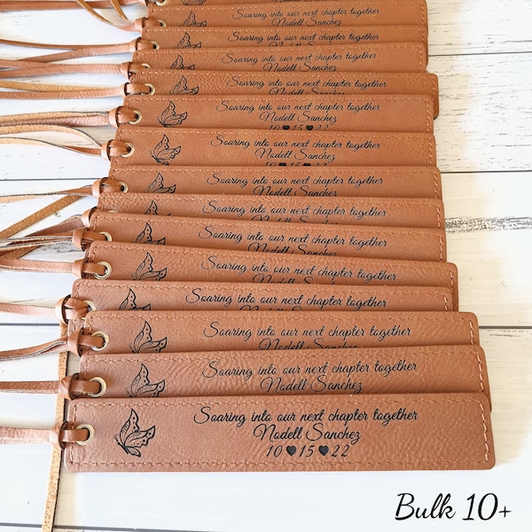 Wedding Bookmark - Etsy