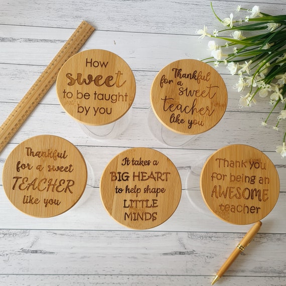 Teacher Jar Appreciation Gift Personalised Thank You Teacher - Etsy