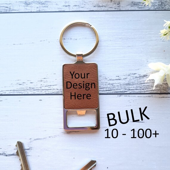 BULK Keyring Your Logo Here Business Keyrings Wedding Favour - Etsy