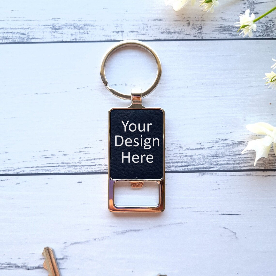 BULK Keyring Your logo here Business Keyrings Wedding Favour | Etsy