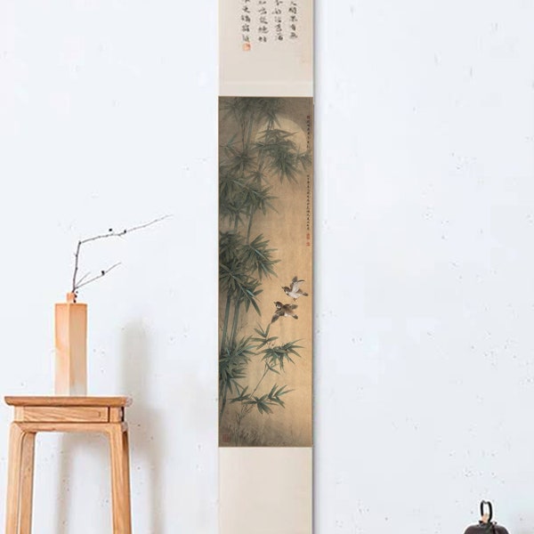 Asian Bamboo Scroll - Etsy