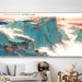 Five Sacred Mountains, Tallest Peak Mount Tai Painting, Extra Large ...