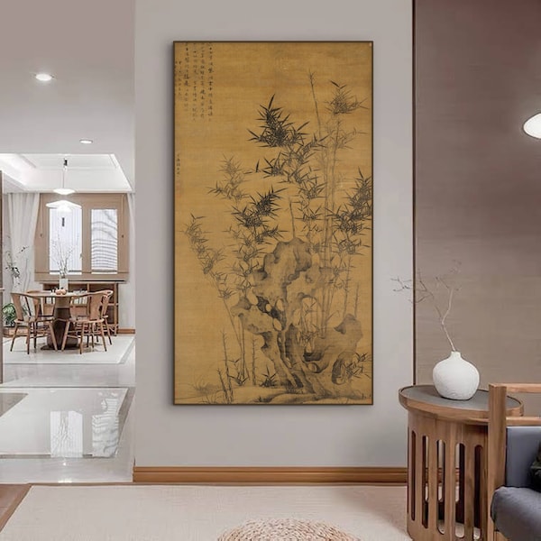 Asian Bamboo Scroll - Etsy