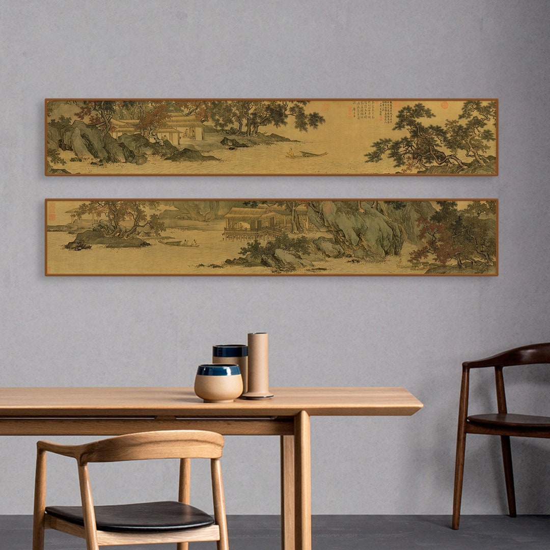 Ming Dynasty 17th Century Chinese Antique Landscape Painting, Tang Yin ...