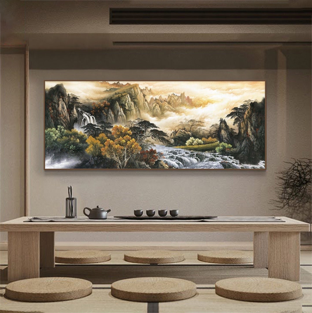 A Blessed Land of Immortal Mountains and Waters, Autumn Mountain ...