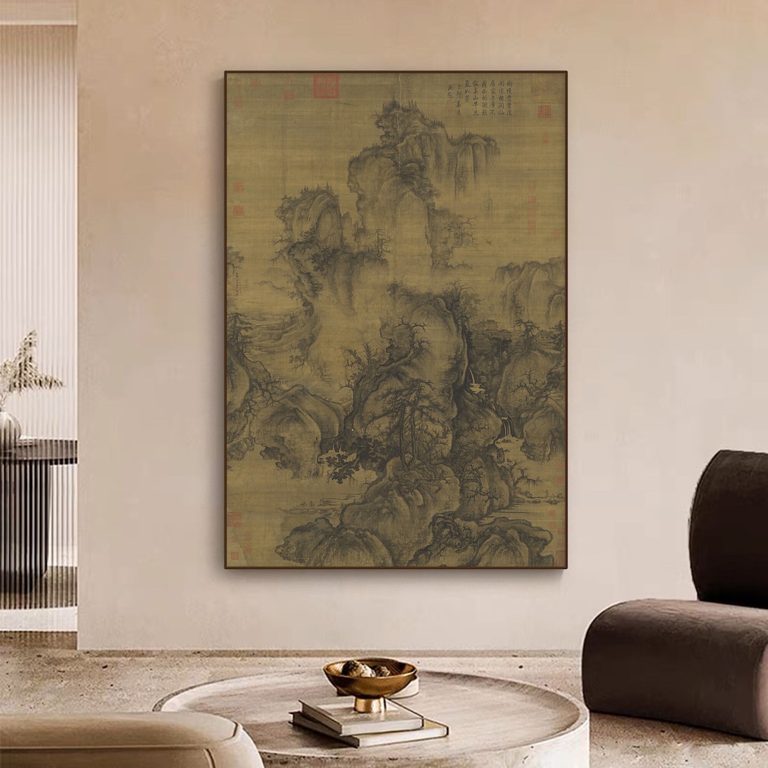 Early Spring/ Northern Song Dynasty /guo Xi, Antique Chinese Landscape ...