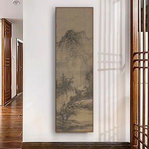 Stream Mountain Lanruo Temple, Ju Ran's Masterpiece, Chinese Antique ...