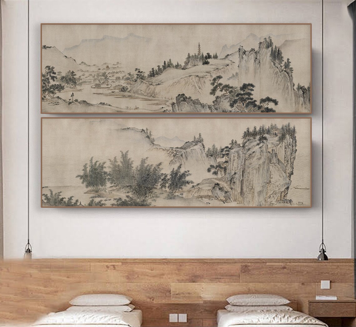Excerpt Parts of Thousands of Miles Yangtze, Chinese Ming Dynasty ...