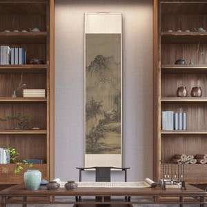 Stream Mountain Lanruo Temple, Ju Ran's Masterpiece, Chinese Antique ...