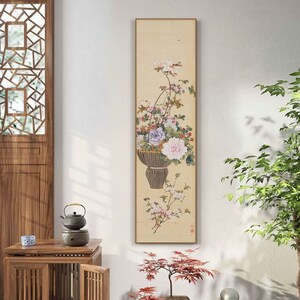 Chinese Traditional Boneless Flowers Art, Handcrafted Silk Hanging ...