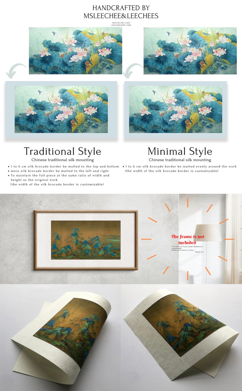 Art Replica of Fahai Temple Mural - Water Moon Avalokiteshvara Mural ...